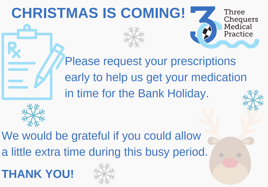 Ordering your Prescriptions in December